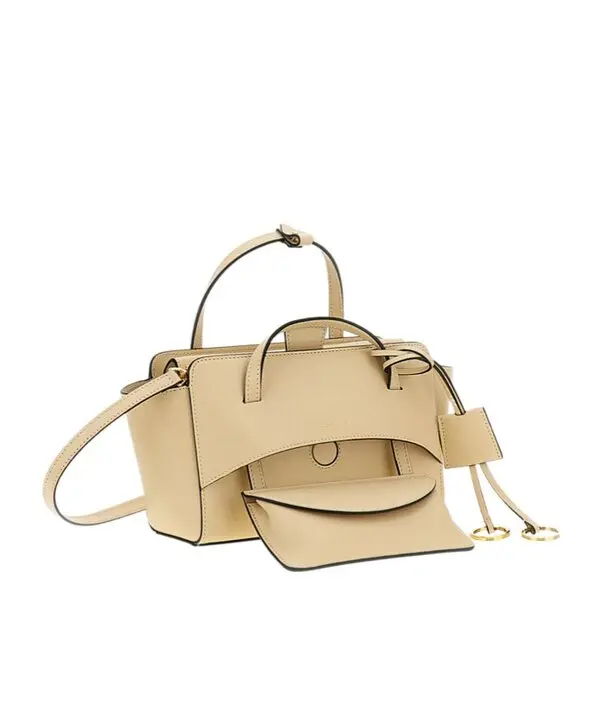 HIDESINS Small Flap Shoulder Bag - Nude
