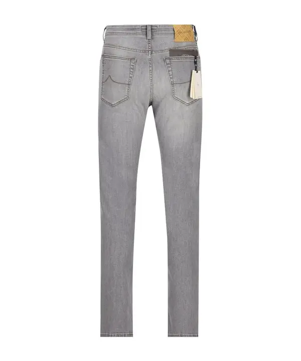 Jacob Cohen Faded Straight-leg Jeans