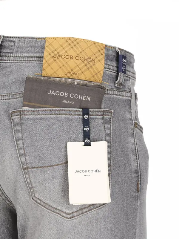 Jacob Cohen Faded Straight-leg Jeans