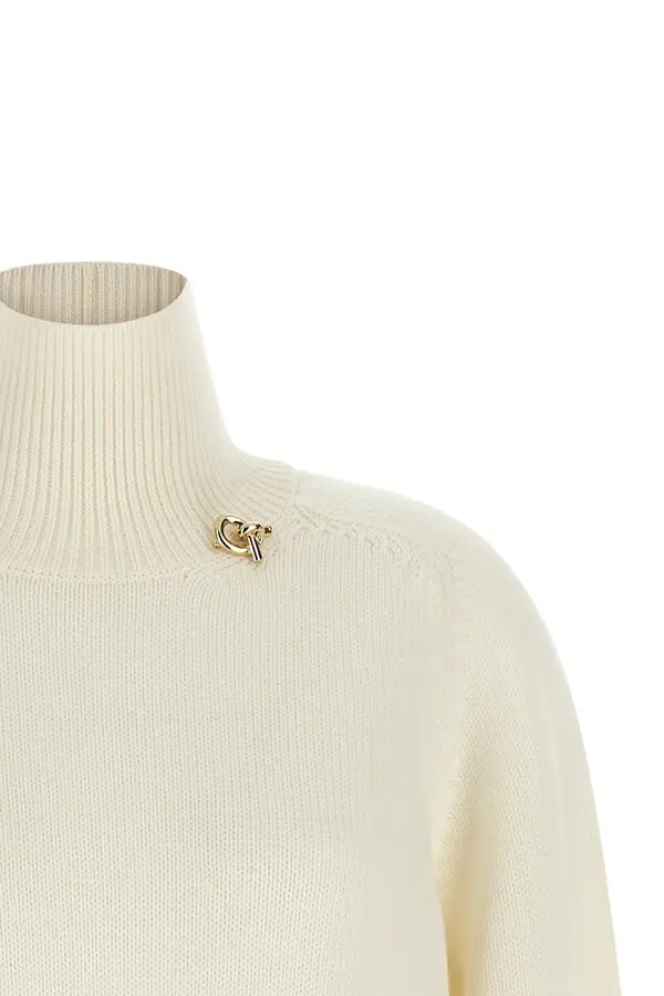 Fabiana Filippi Ribbed Turtleneck Knitted Sweater