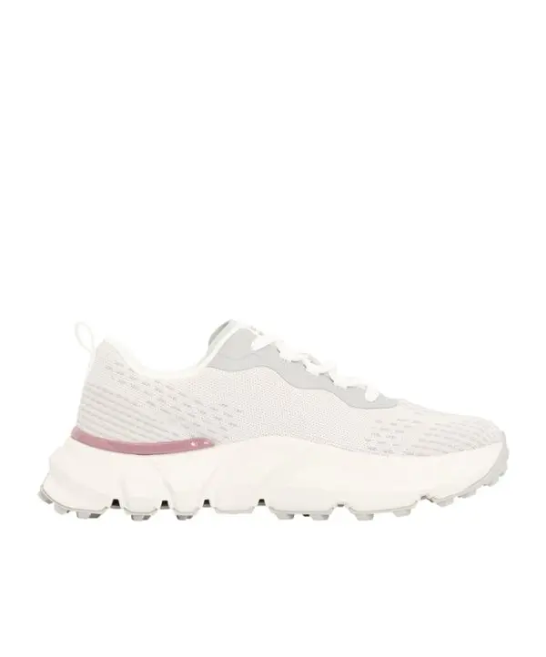 Max Mara Lace-up Perforated Sneakers - White