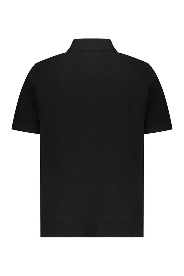 Balmain Logo Short-sleeve Polo Shirt