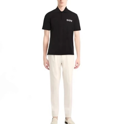 Balmain Logo Short-sleeve Polo Shirt