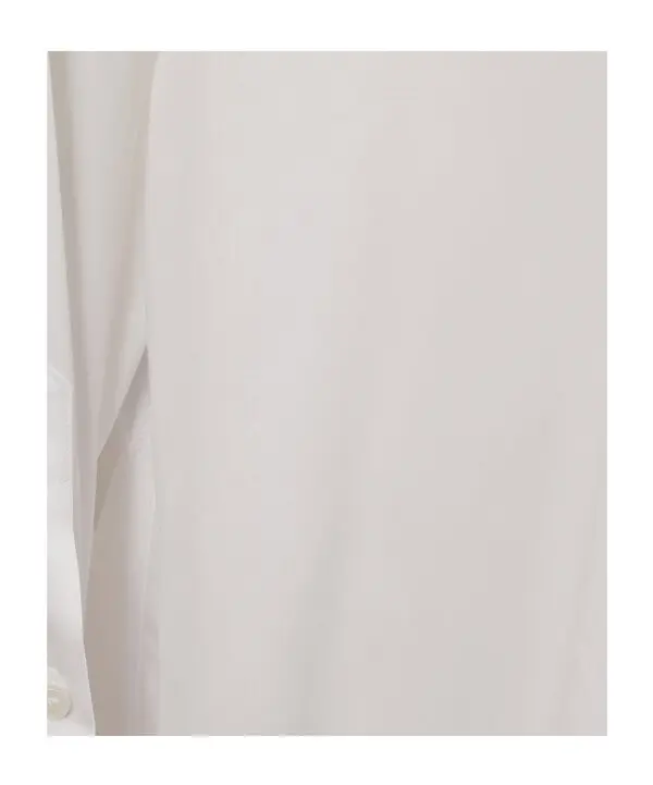 DONDUP Concealed-front Buttoned-cuffs Shirt - White