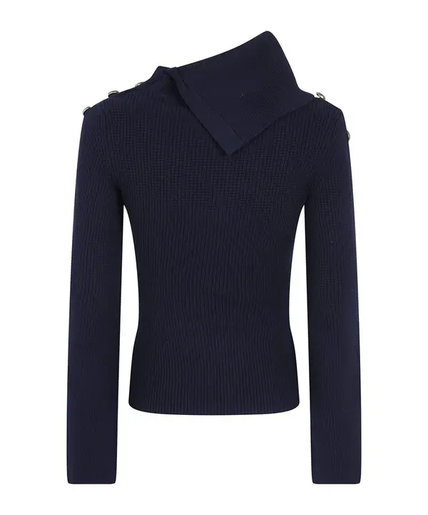 Elisabetta Franchi Gem-button Knit Pullover