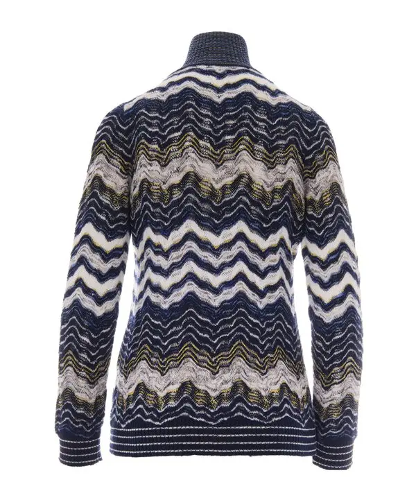 Missoni Long-sleeve High-neck Knit Top