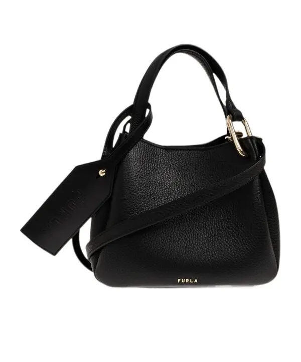 Furla Mini Nuvola Grained Leather Tote Bag