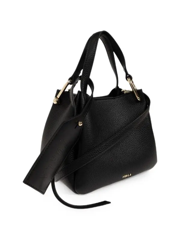 Furla Mini Nuvola Grained Leather Tote Bag