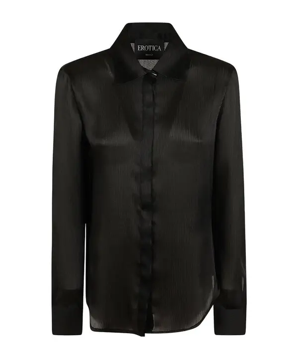 DONDUP Long-sleeved Shirt - Black