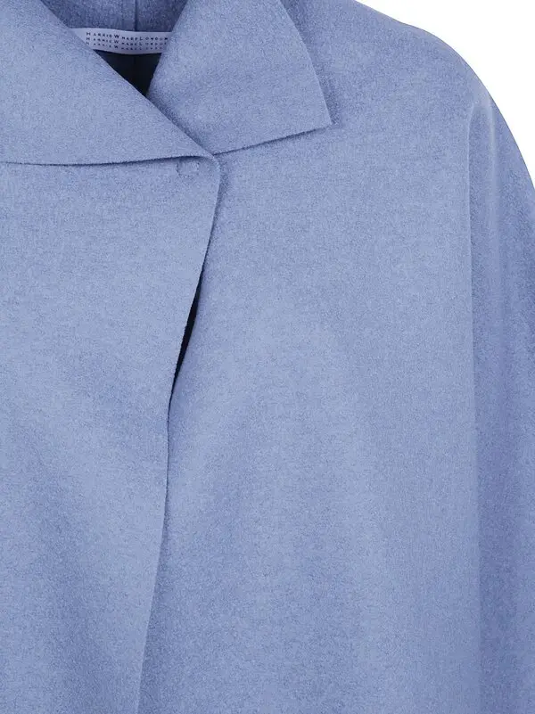 Harris Wharf London Short-sleeve Collared Coat