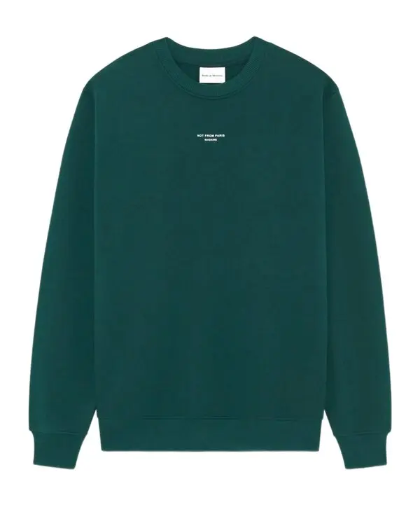 Drole De Monsieur Long-sleeve Sweatshirt - Dark Green