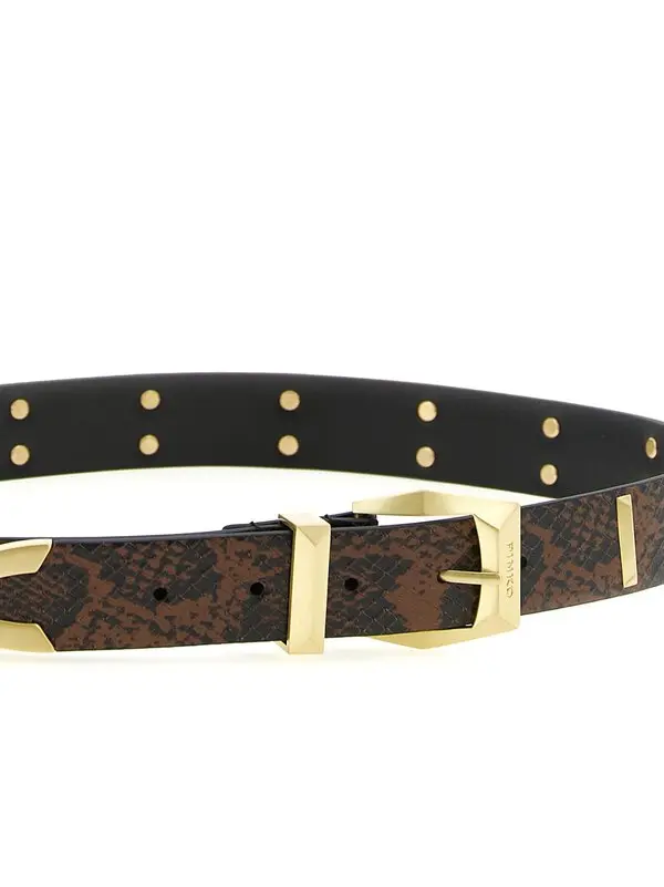 Pinko Geometric Buckle Belt