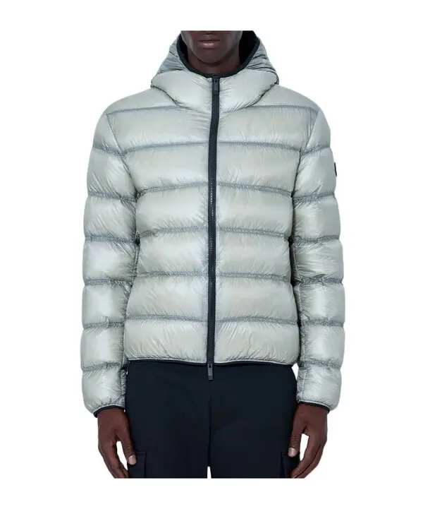 Moncler Guadiana Hooded Down Jacket - Grey
