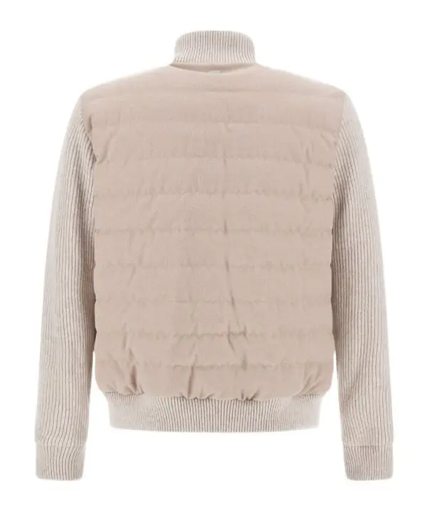 Herno Resort Jacket In Wool-blend Melange Flannel