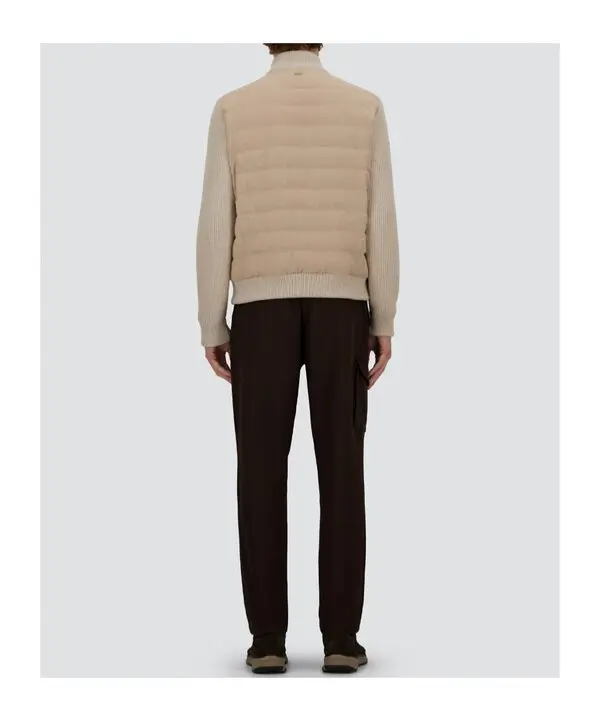 Herno Resort Jacket In Wool-blend Melange Flannel