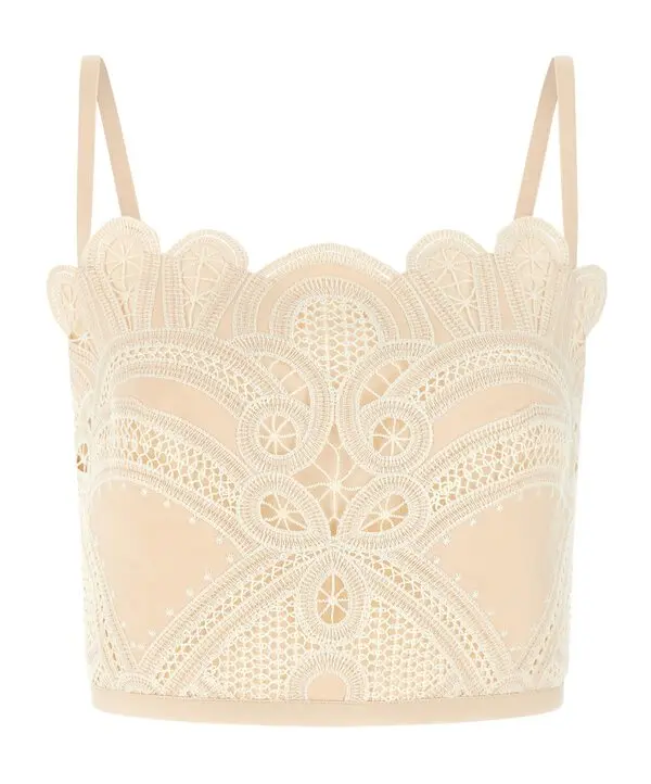 Elie Saab Strap-style Tank Top - Cream
