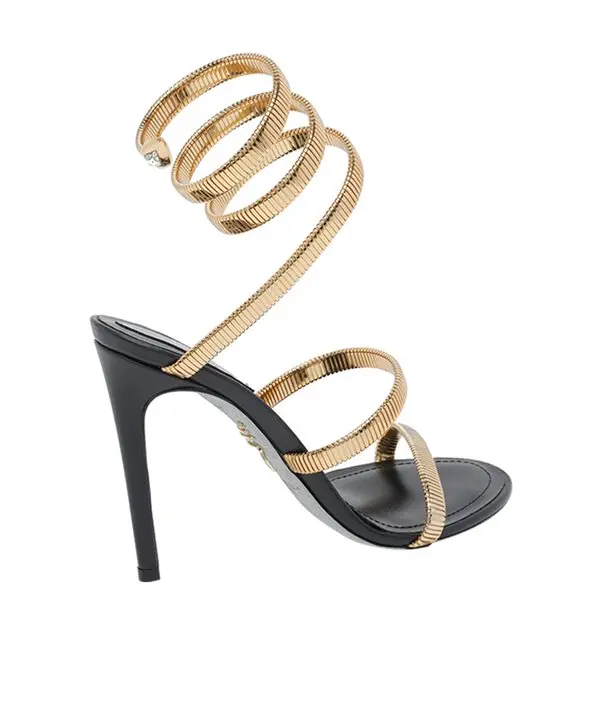 Rene Caovilla Round-toe High-heeled Sandals