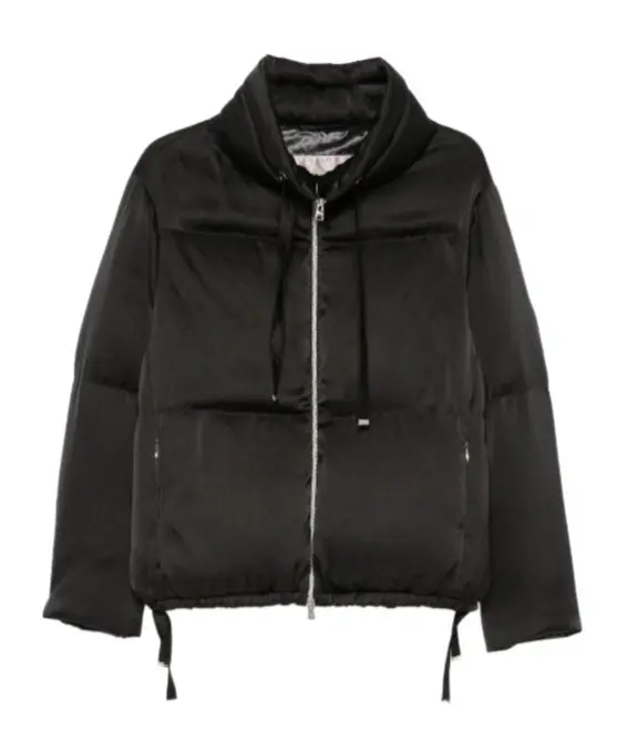 Herno High-neck Drawstring Zip-up Jacket