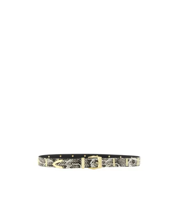 Pinko Buckle Belt - Grey