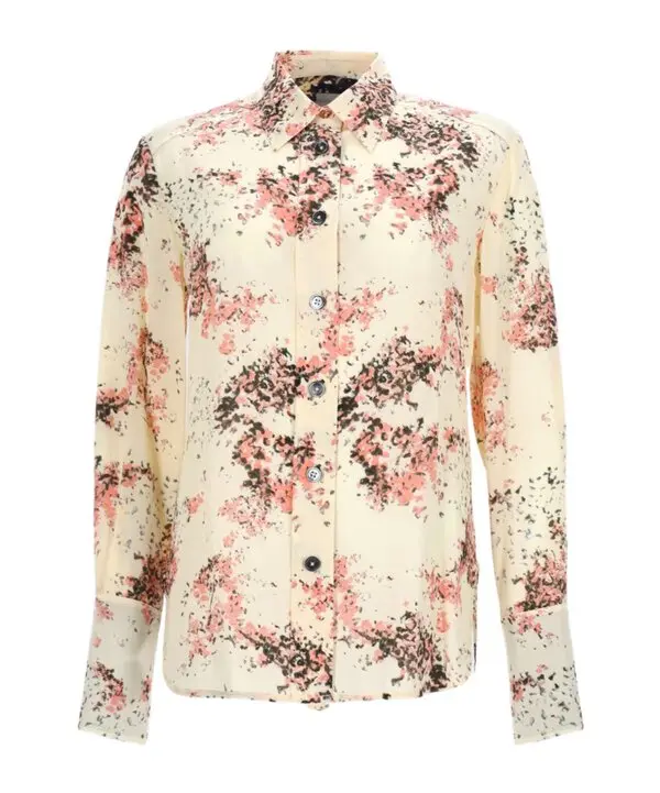 Paul Smith Abstract Floral Print Button-up Shirt