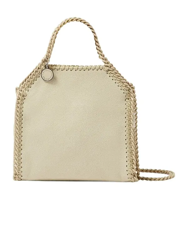 Stella McCartney Tiny Falabella Chain-trim Mini Bag - Beige