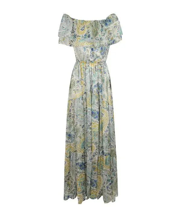 Etro Short-sleeved Dress - Gray