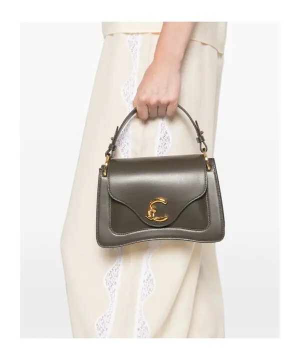 COCCINELLE Logo-plaque Leather Tote Bag