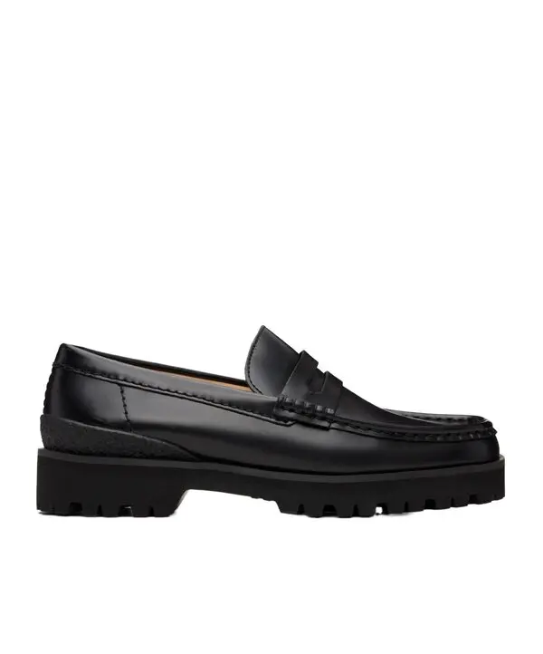 Clarks Yukoner Penny Loafers - Black