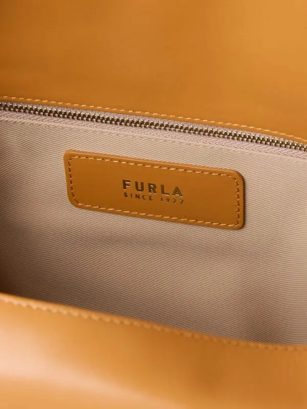 Furla M Logo-print Leather Shoulder Bag