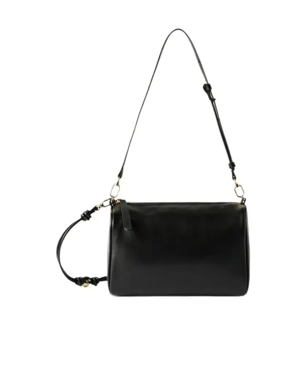 Furla Mini Talia Leather Cross Body Bag - Black