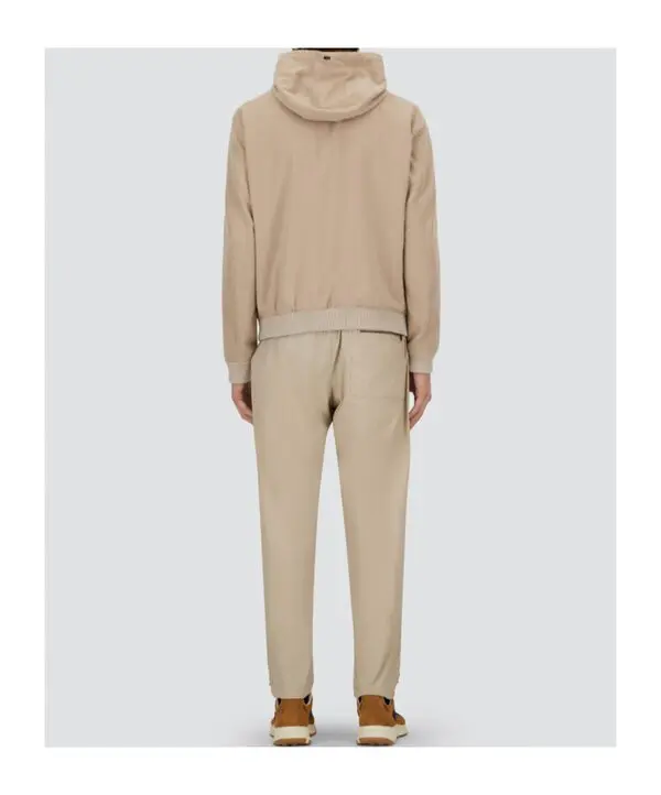 Herno Resort Jacket In Wool-blend Melange Flannel