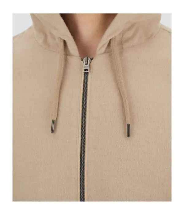 Herno Resort Jacket In Wool-blend Melange Flannel