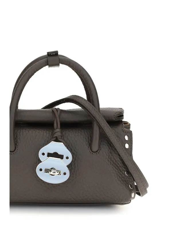 ZANELLATO Dotta Centauro Baby Shoulder Bag - Black