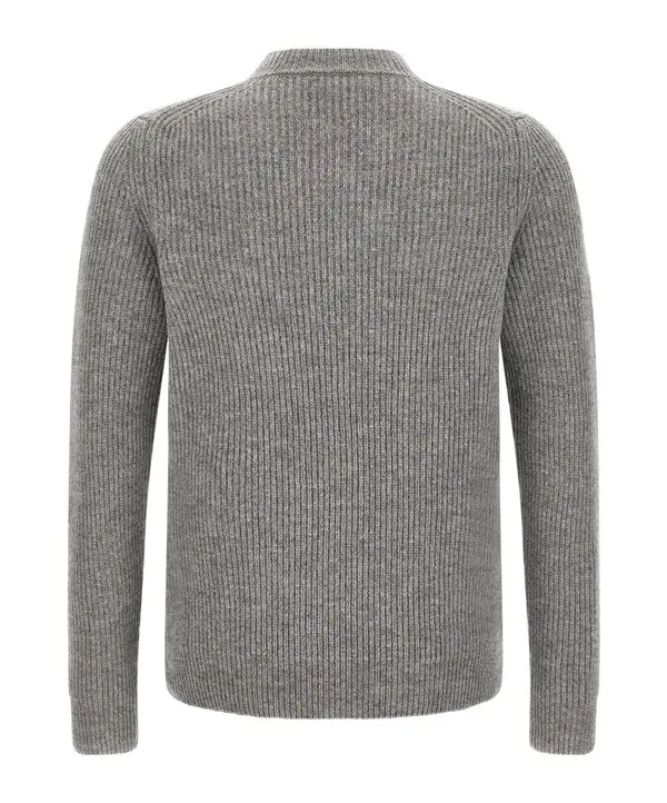 ZANONE Ribbed Crewneck Knitted Sweater