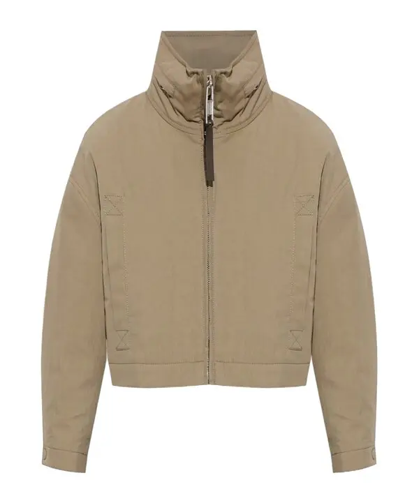 Moschino Stand-up Collar Zip-up Jacket