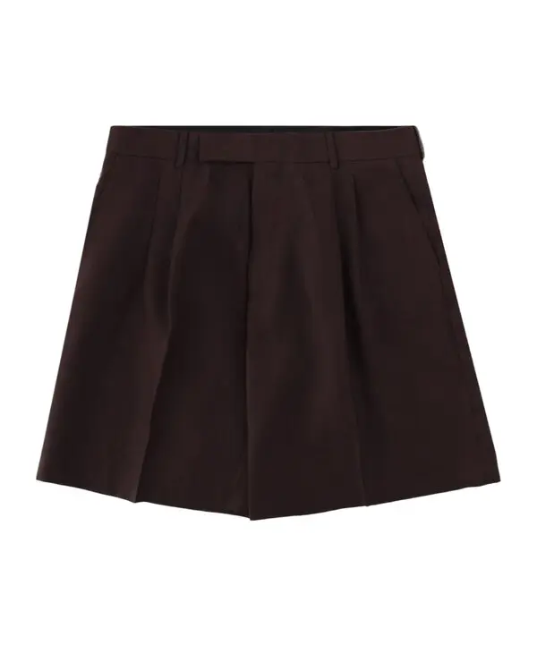 Paul Smith Pleated Linen Shorts