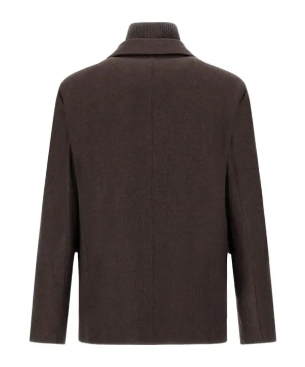 Herno Resort Blazer In Cashmere And Silk