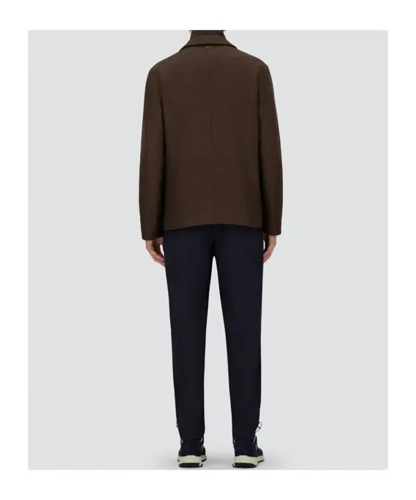 Herno Resort Blazer In Cashmere And Silk