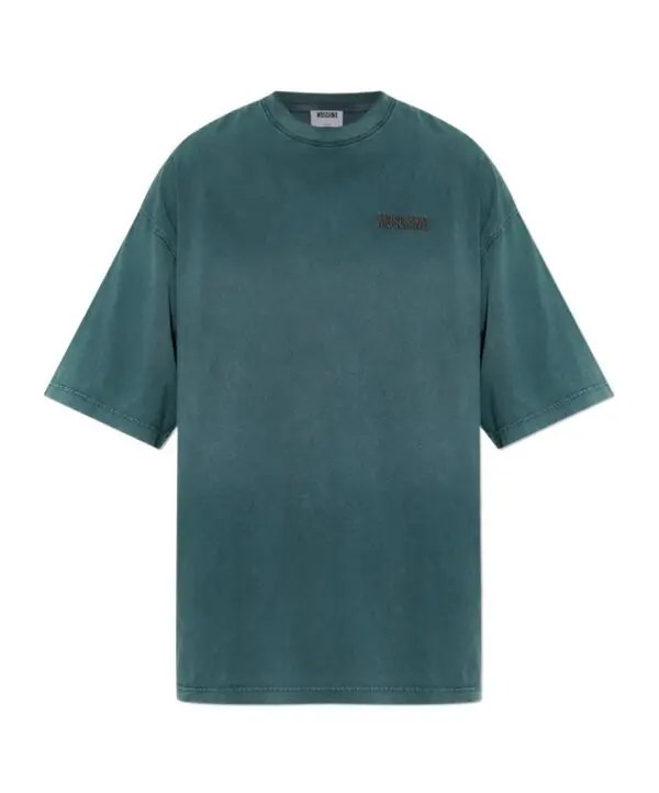 Moschino Embroidered T-shirt - Green