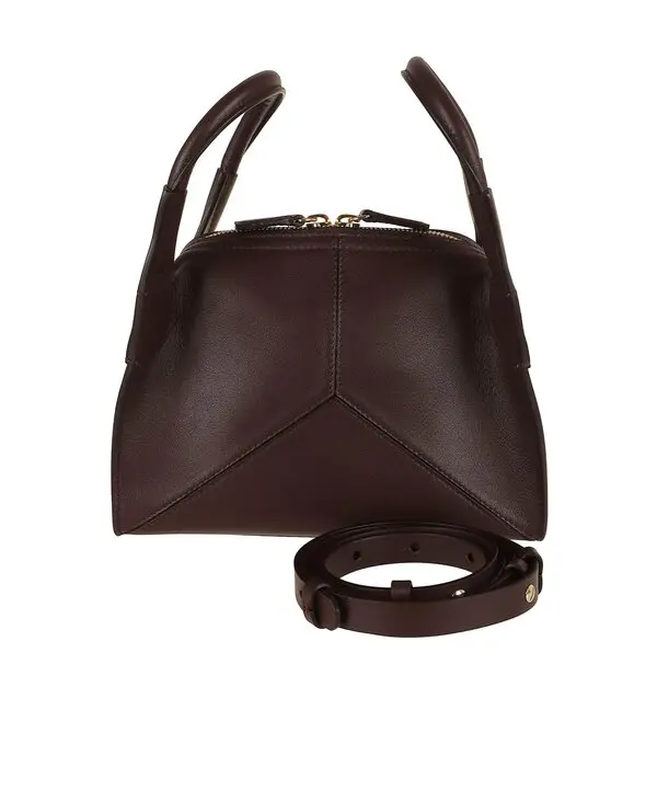 Victoria Beckham Mini Plié Leather Tote Bag