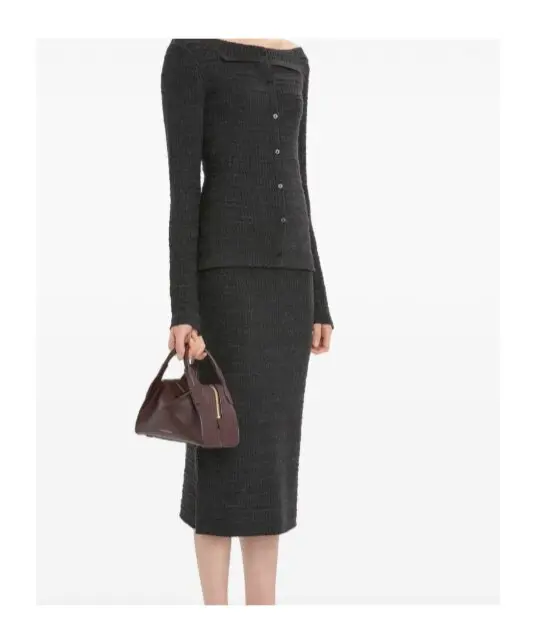 Victoria Beckham Mini Plié Leather Tote Bag