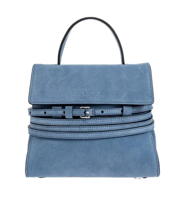 Moschino Tie Me Handbag - Blue