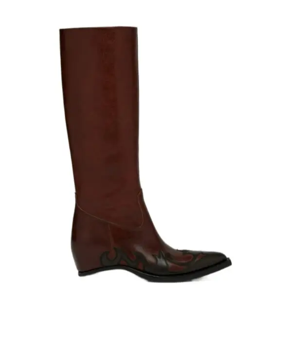 MAISON MARGIELA Heel-less Western Knee Boot