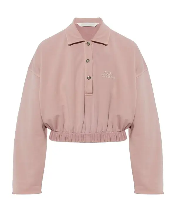 Palm Angels Polo Sweatshirt - Pink