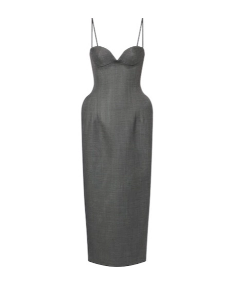 Magda Butrym Wool Bustier Dress