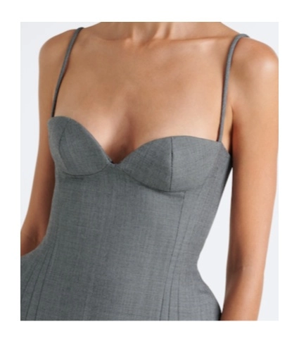 Magda Butrym Wool Bustier Dress