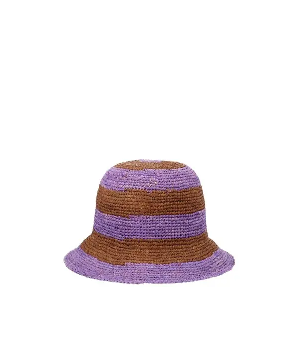 Paul Smith Striped Raffia Bucket Hat