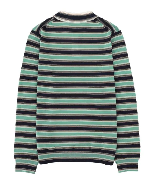 Paul Smith Striped Long-sleeve Polo Shirt