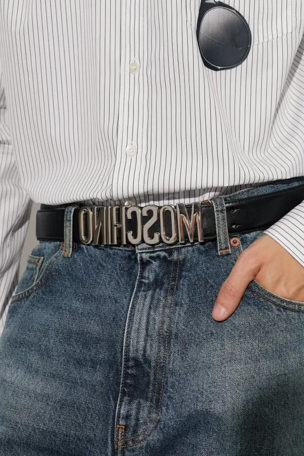 Moschino Logo Belt