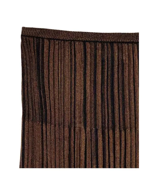 Marni Ribbed-knit Midi Skirt - Green